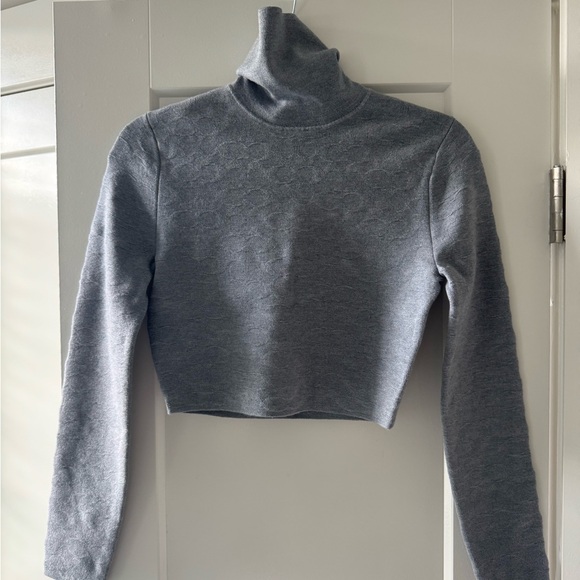 Coach | Sweaters | Coach Gray Knit Sweater | Poshmark
